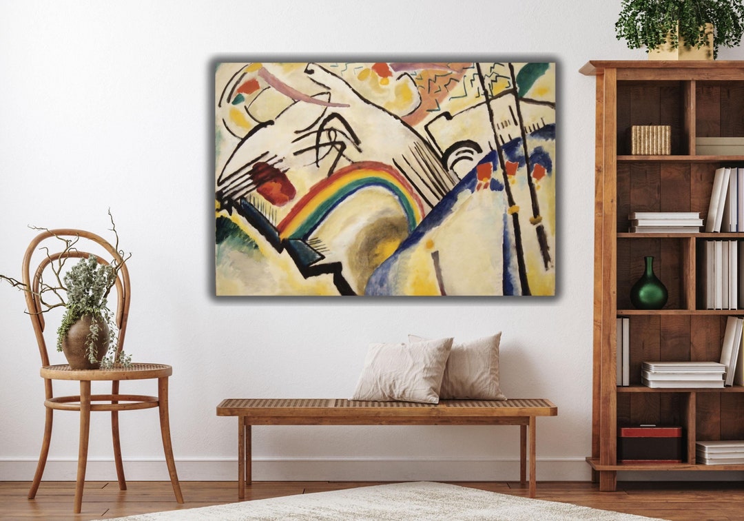 Wassily Kandinsky Cossacks 1910 Canvas Wall Art,kandinsky Cosaques ...