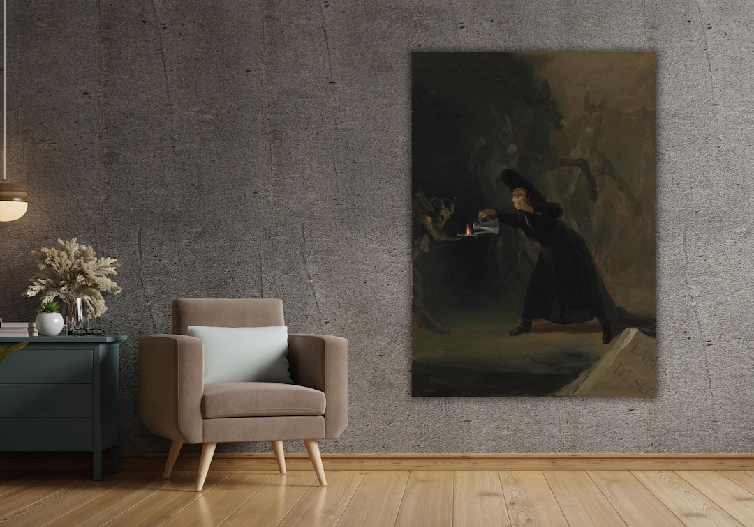 Francisco Goya Bewitched Man Poster/canvas Art Print,exhibition Poster ...