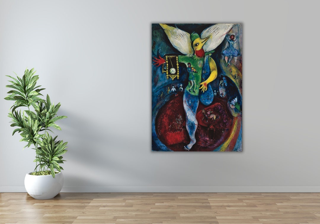Marc CHAGALL the Duck Canvas Wall Art,the Duck Print Art,exhibition ...