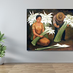 Flower Carrier Poster,diego Rivera the Flower Carrier Canvas Print ...