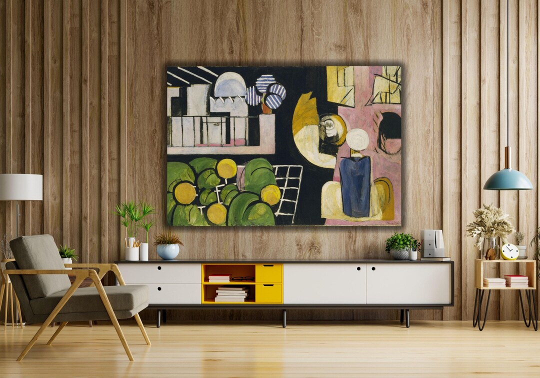 Henri Matisse the Moroccans Poster Art Canvas Print,henri Matisse the ...