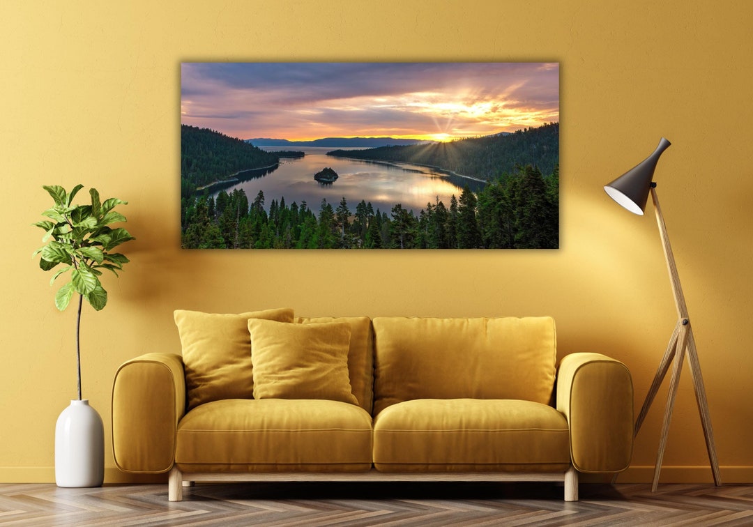 Forest the Sun Rise Canvas Wall Art,forest Sun Rise Poster Prints Art ...