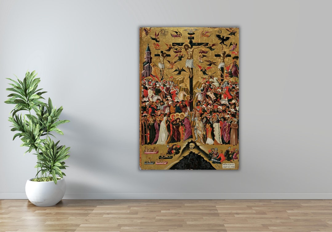 Crucifixion Jesus Poster/canvas Art Print,reproduction Print ...