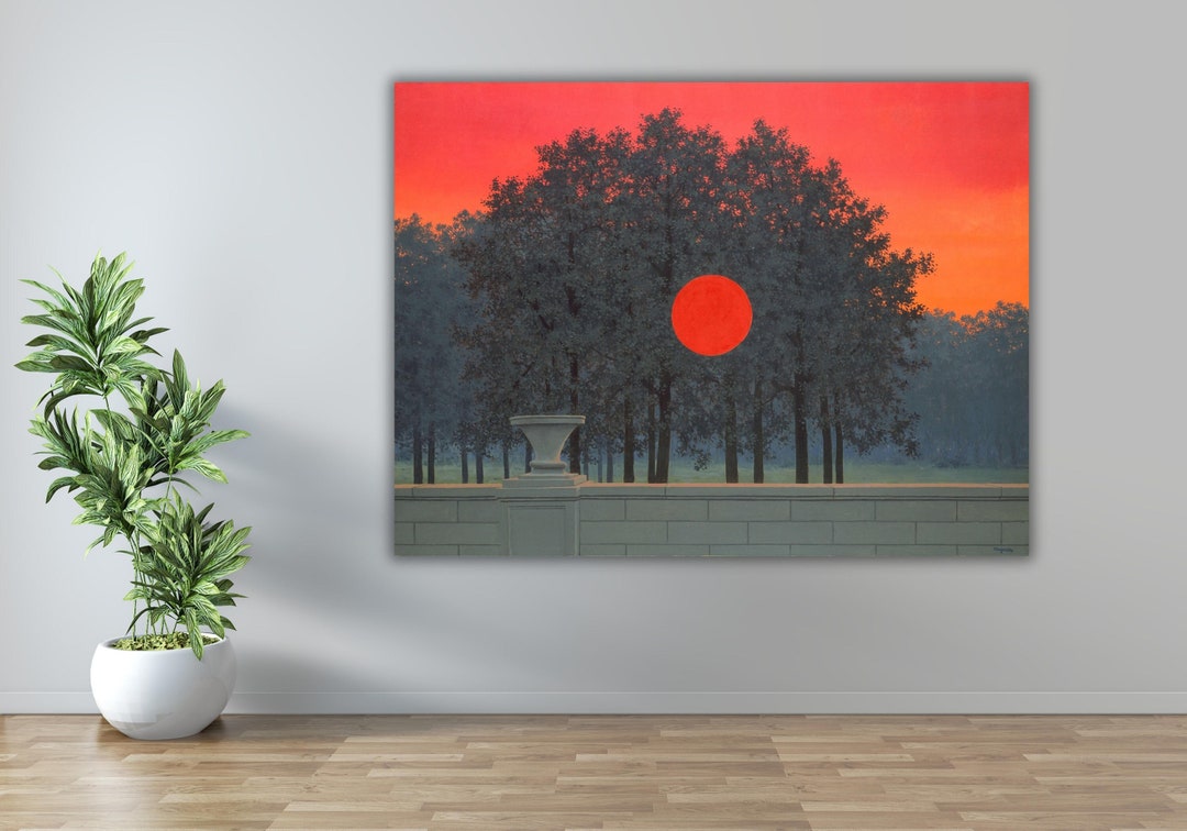 The Banquet Poster Canvas Wall Art by Rene Magritte,rené Magritte the ...