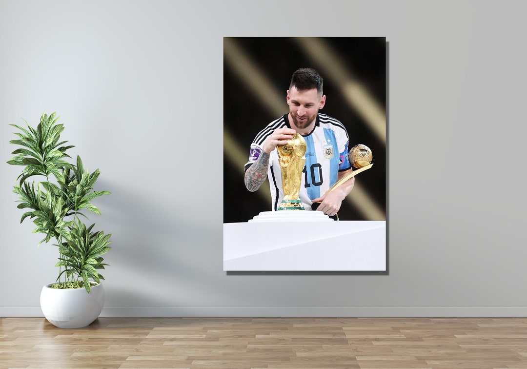 Lionel Messi World Cup Poster,world Cup Canvas Wall Art,lionel Messi ...