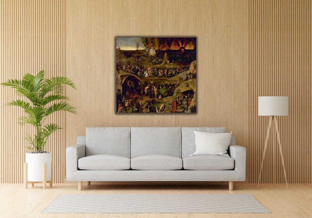 Pieter Huys Inferno 1570 Poster Art Canvas, Inferno Print,inferno Wall ...