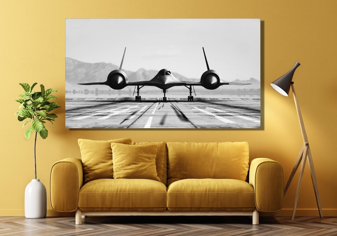 Lockheed SR-71 Blackbird Poster,aviation Canvas Wall Art,aviator Wall ...