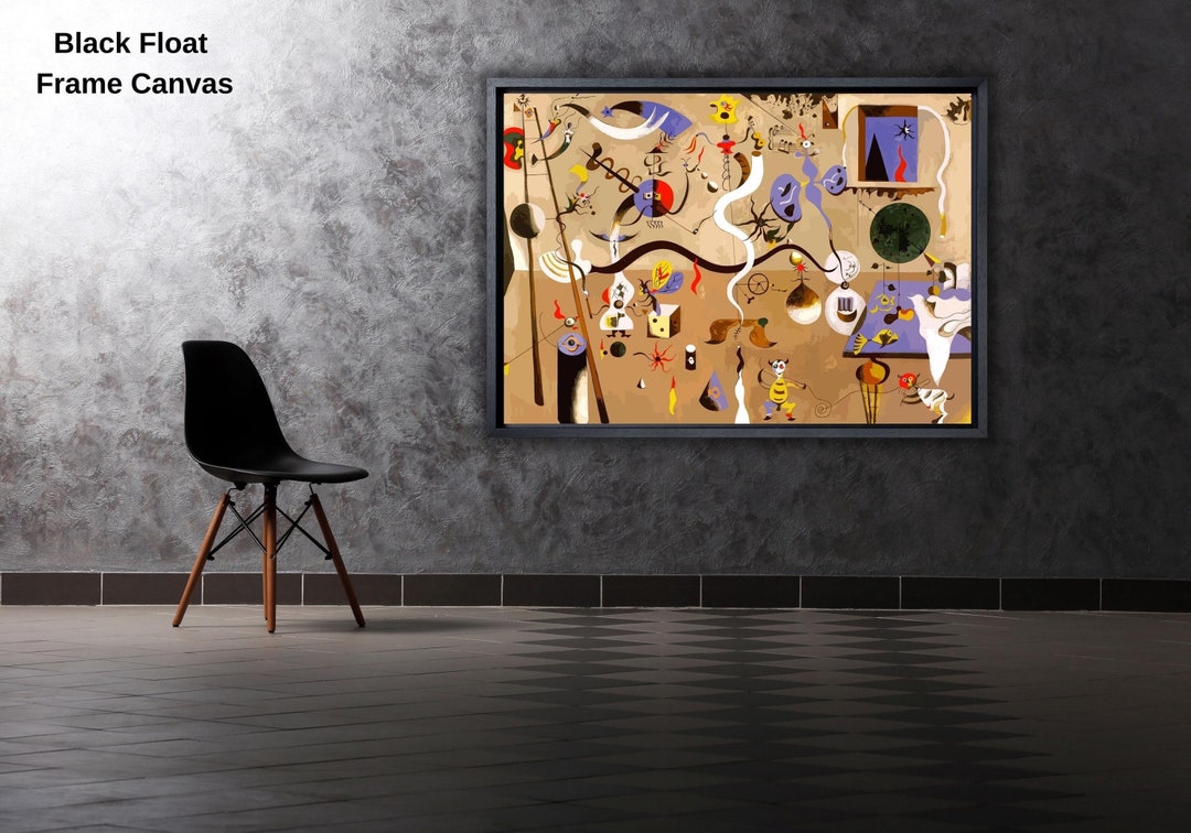 Joan Miro Harlequin's Carnival 1925 Wall Art Canvas,joan Miro Painting ...