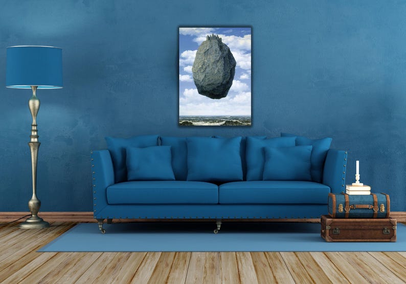 René Magritte the Castle in the Pyrenees 1959 Poster Art Print,rene ...