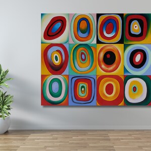 Wassily Kandinsky Color Study Wall Art,wassily Kandinsky Painting Art ...