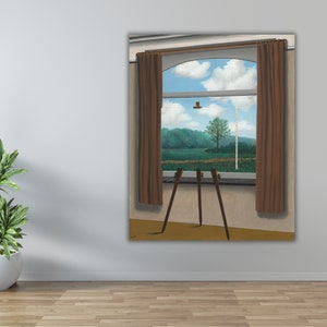René Magritte the Human Condition Window Poster Wall Art,rene Magritte ...