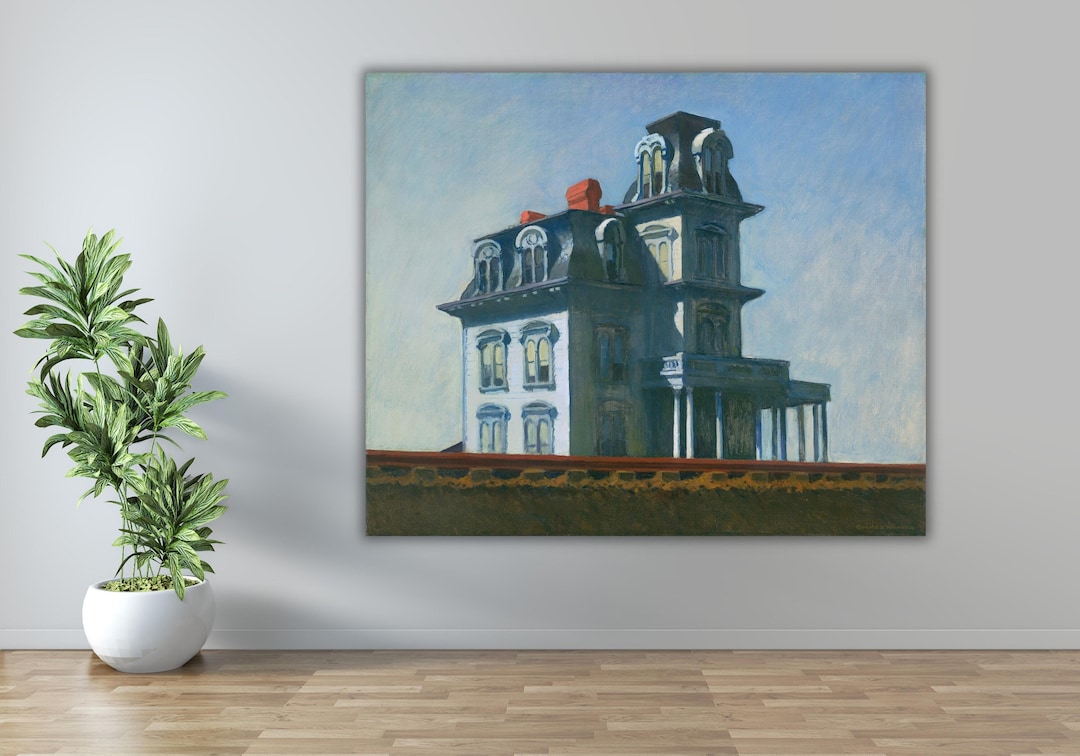 Edward Hopper the Railroad Giclee Wall Art Print,edward Hopper Artworks ...