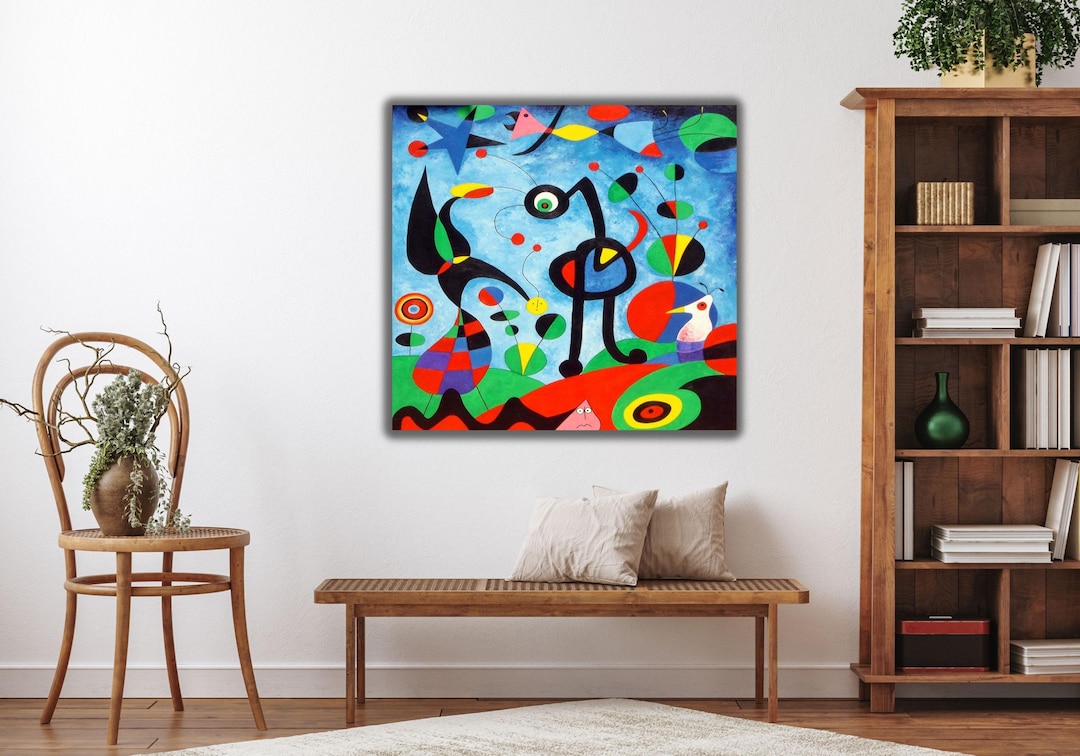 Joan Miró the Garden 1925 Poster Art Canvas Print,reproduction Print ...