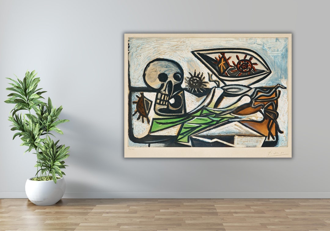 Pablo Picasso Still Life With Skull Canvas Art Print,picasso Skull ...