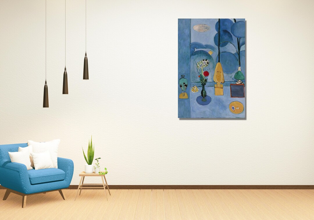 Henri Matisse Blue Window Paintings Canvas Wall Arts,henri Matisse Open ...