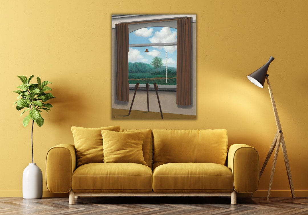 René Magritte the Human Condition Window Poster Wall Art,rene Magritte ...