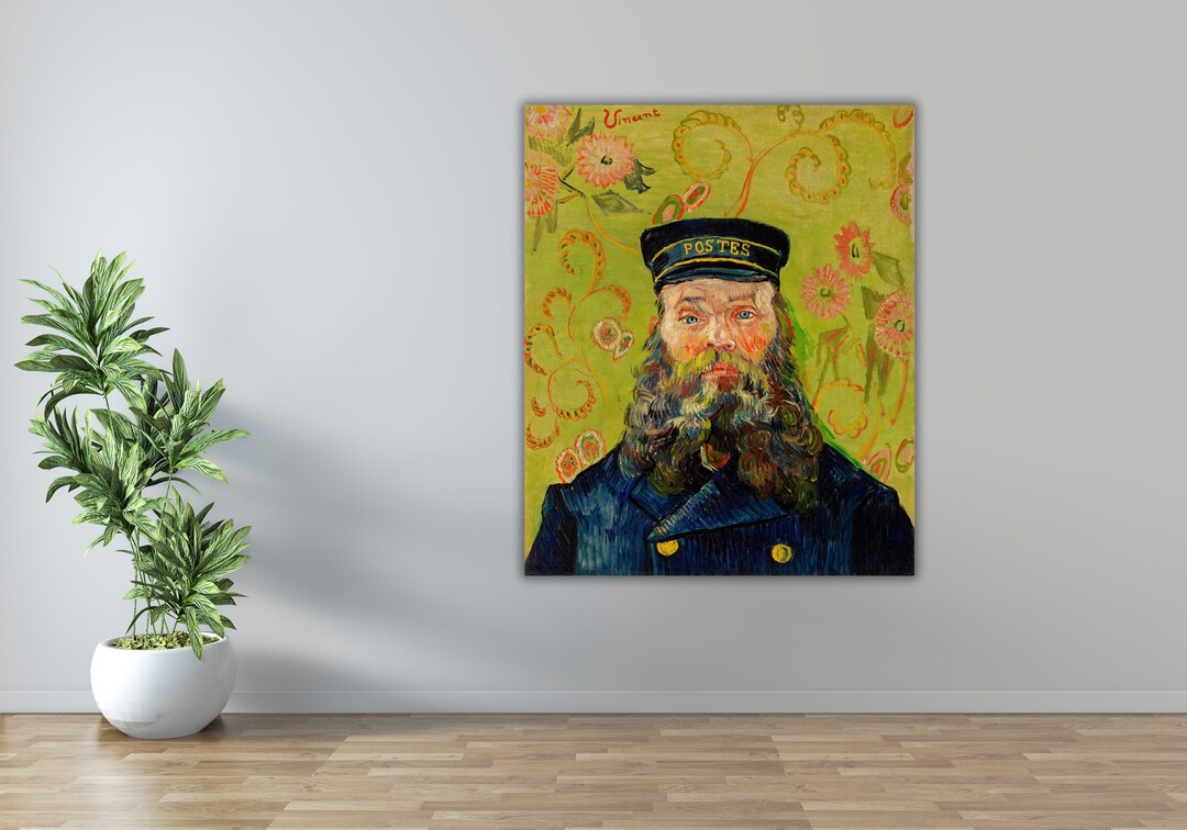 Van Gogh the Postman (1888) Canvas Poster Wall Art,van Gogh ...
