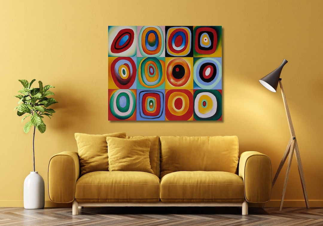 Wassily Kandinsky Color Study Wall Art,wassily Kandinsky Painting Art ...
