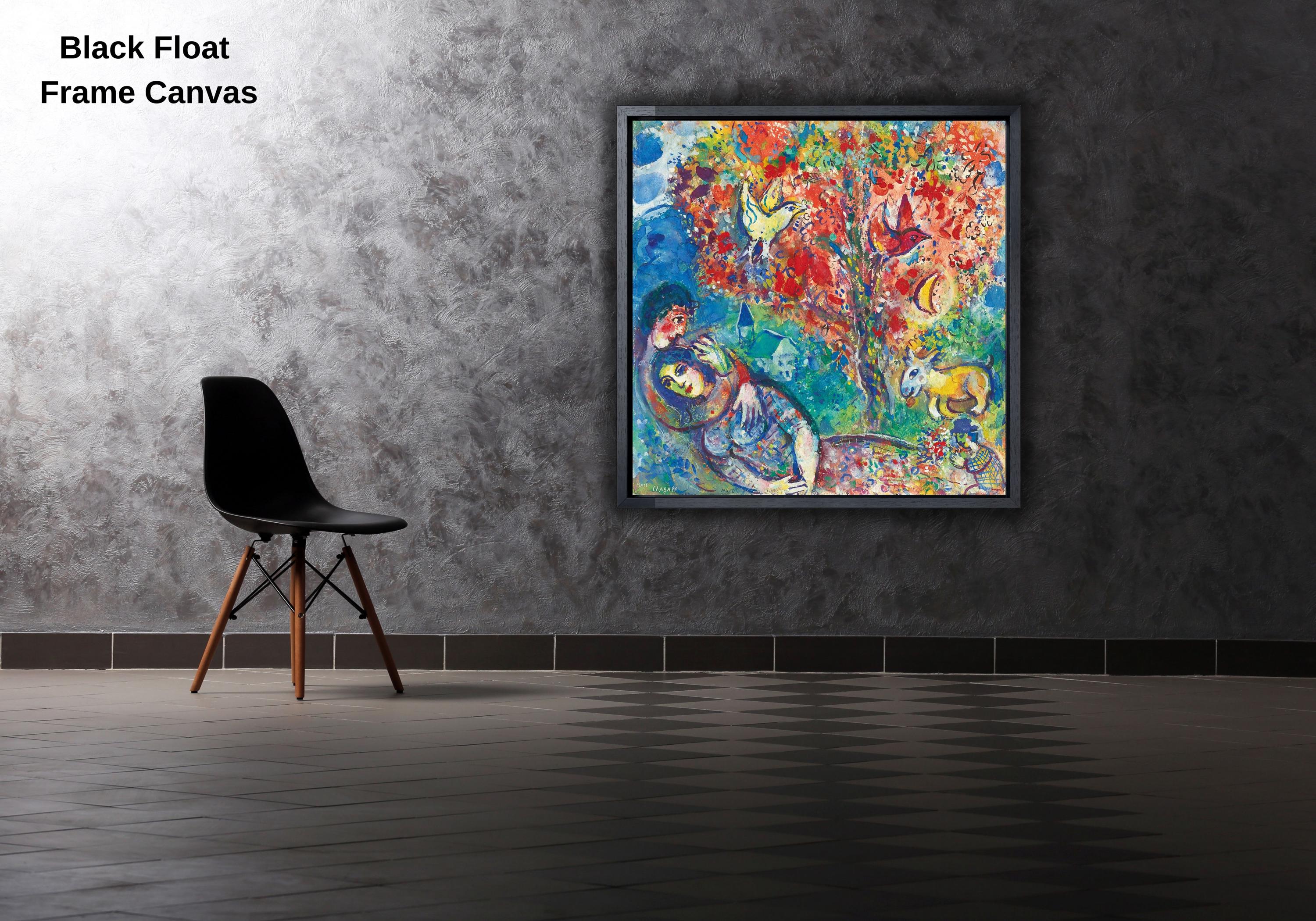 Marc Chagall Couple Under Tree Poster Art Canvas,reproduction Print ...
