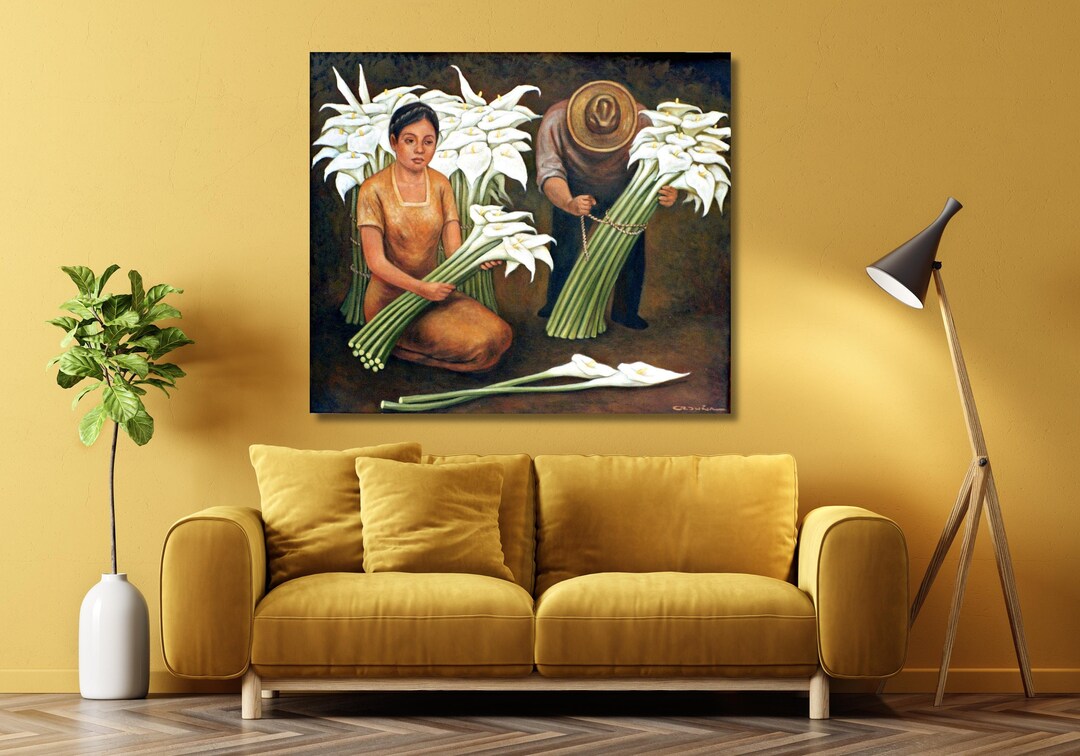 Flower Carrier Poster,diego Rivera the Flower Carrier Canvas Print ...