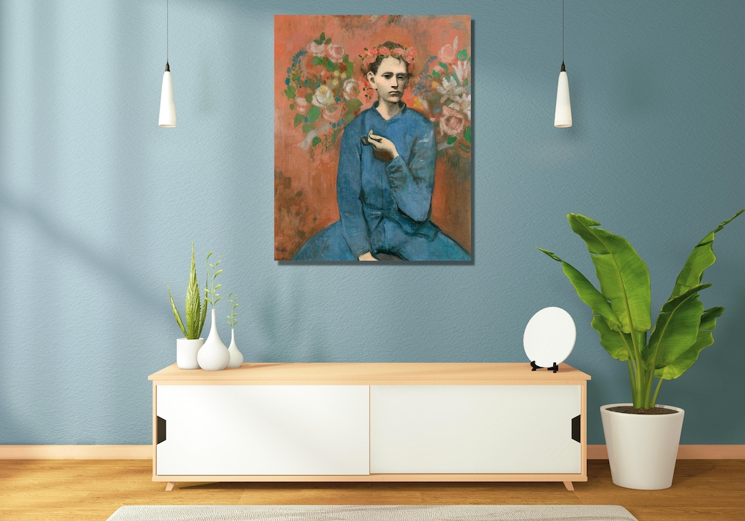 The Boy With a Pipe (1905) by Pablo Picasso 1903 Canvas Wall Art ...