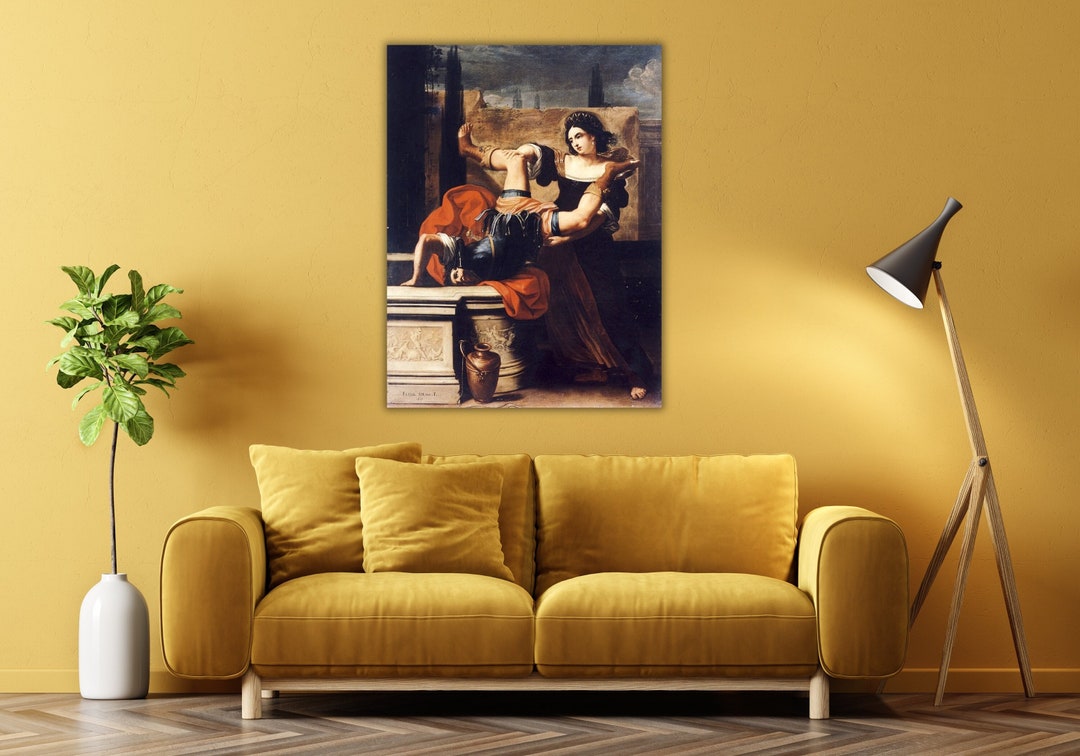 Buy Elisabetta Sirani Timoclea Killing Her Rapist Poster/canvas Wall ...