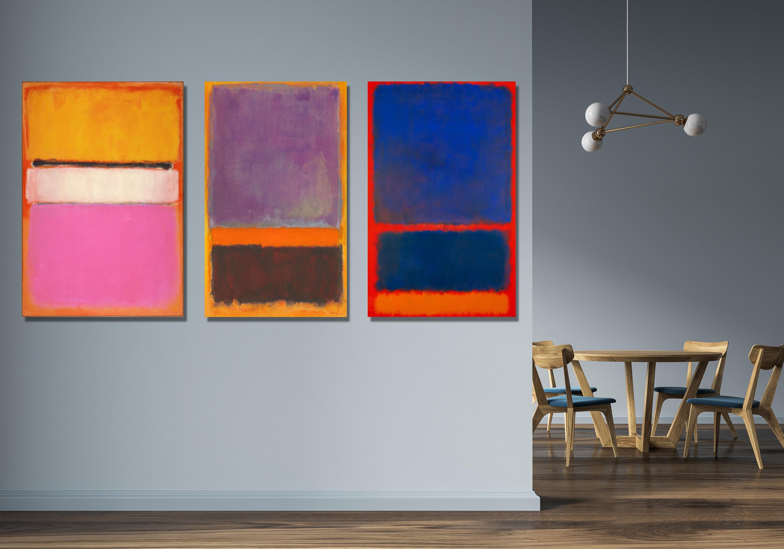 Mark Rothko Set Of Canvas/poster Art Reproduction Rothko, 42% OFF