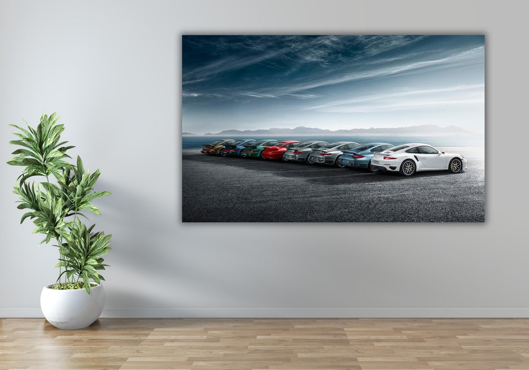 Porsches Wall Art Canvas,porsche 911 Carrera Wall Art Print,living Room ...