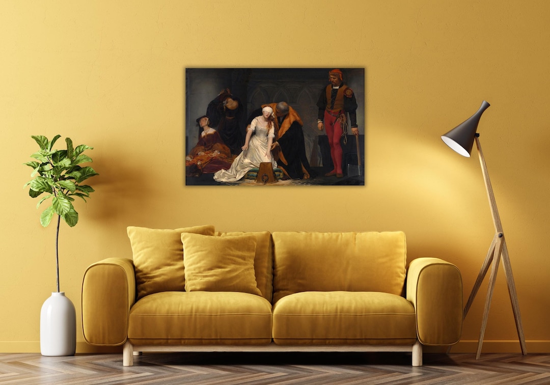 Paul Delaroche the Execution of Lady Jane Grey (1834) Poster/canvas ...