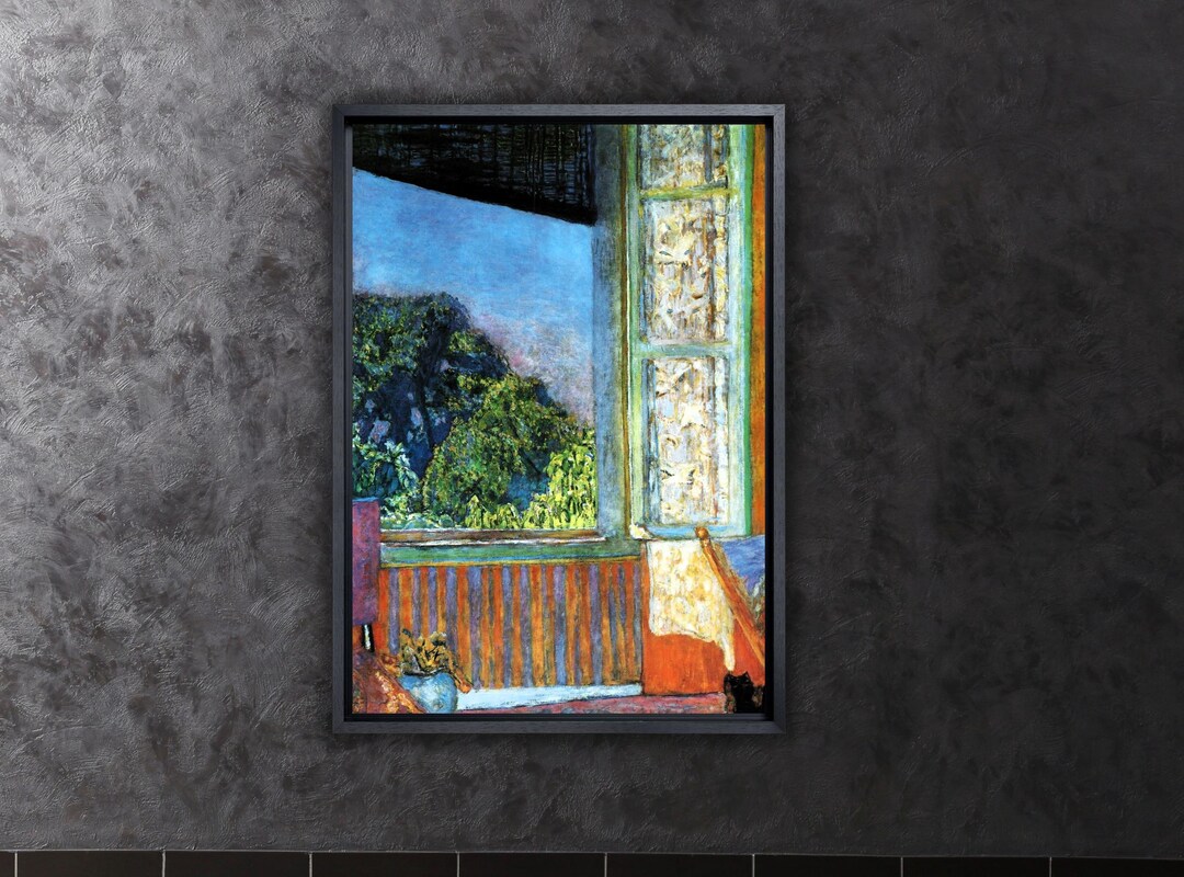 Pierre Bonnard the Open Window Art Canvas,reproduction Print,modern ...