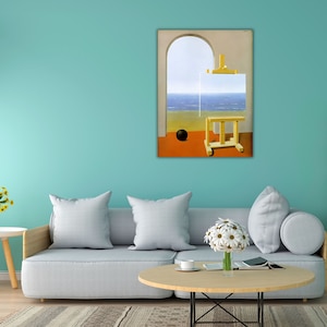 Rene Magritte the Human Condition Poster/canvas Wall Arts,rene Magritte ...