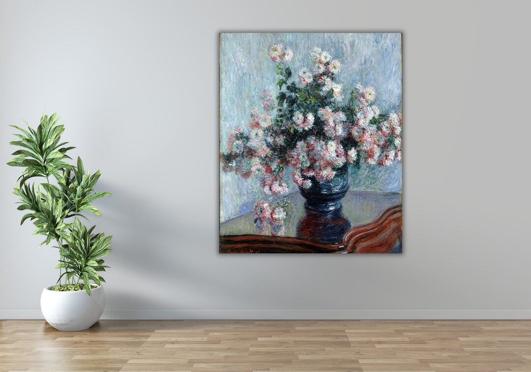 Claude Monet Flowers Poster Art Print,claude Monet Fleurs Poster ...