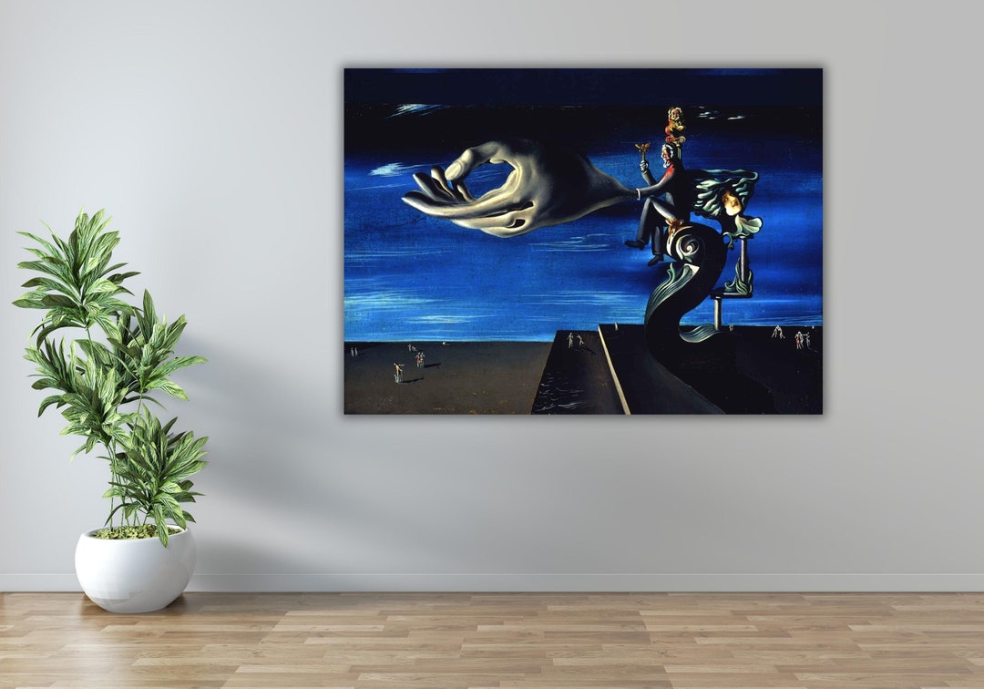 Salvador Dali La Main, Les Remords De Conscience Poster Canvas,fine Art ...
