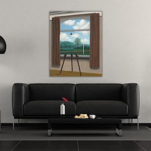 René Magritte the Human Condition Window Poster Wall Art,rene Magritte ...