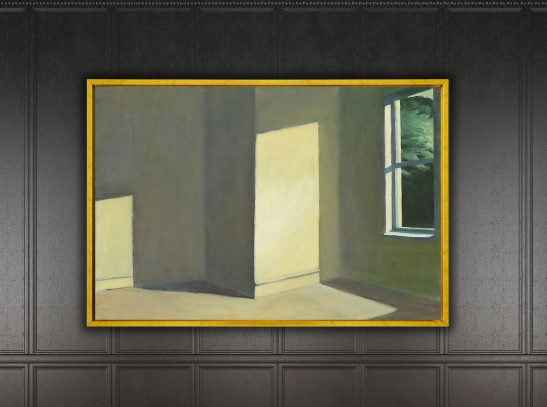Edward Hopper Empty Room Canvas Wall Art Print,edward Hopper Empty Room ...