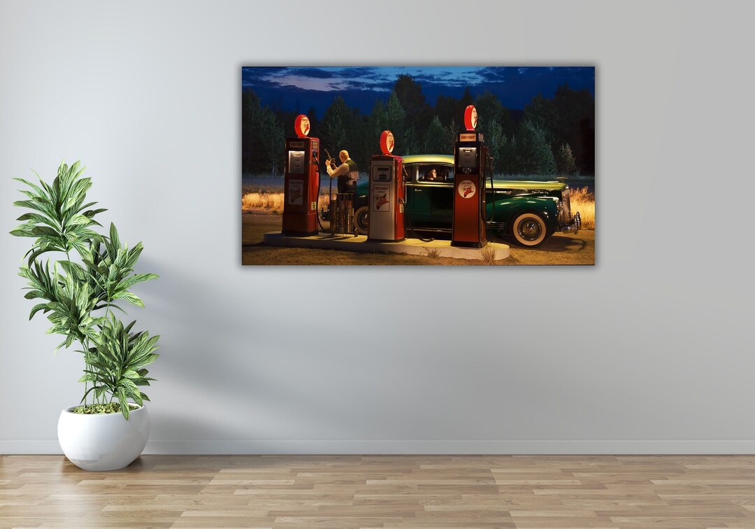 Edward Hopper Gas Station Wall Art Print,edward Hopper Arts,canvas Wall ...
