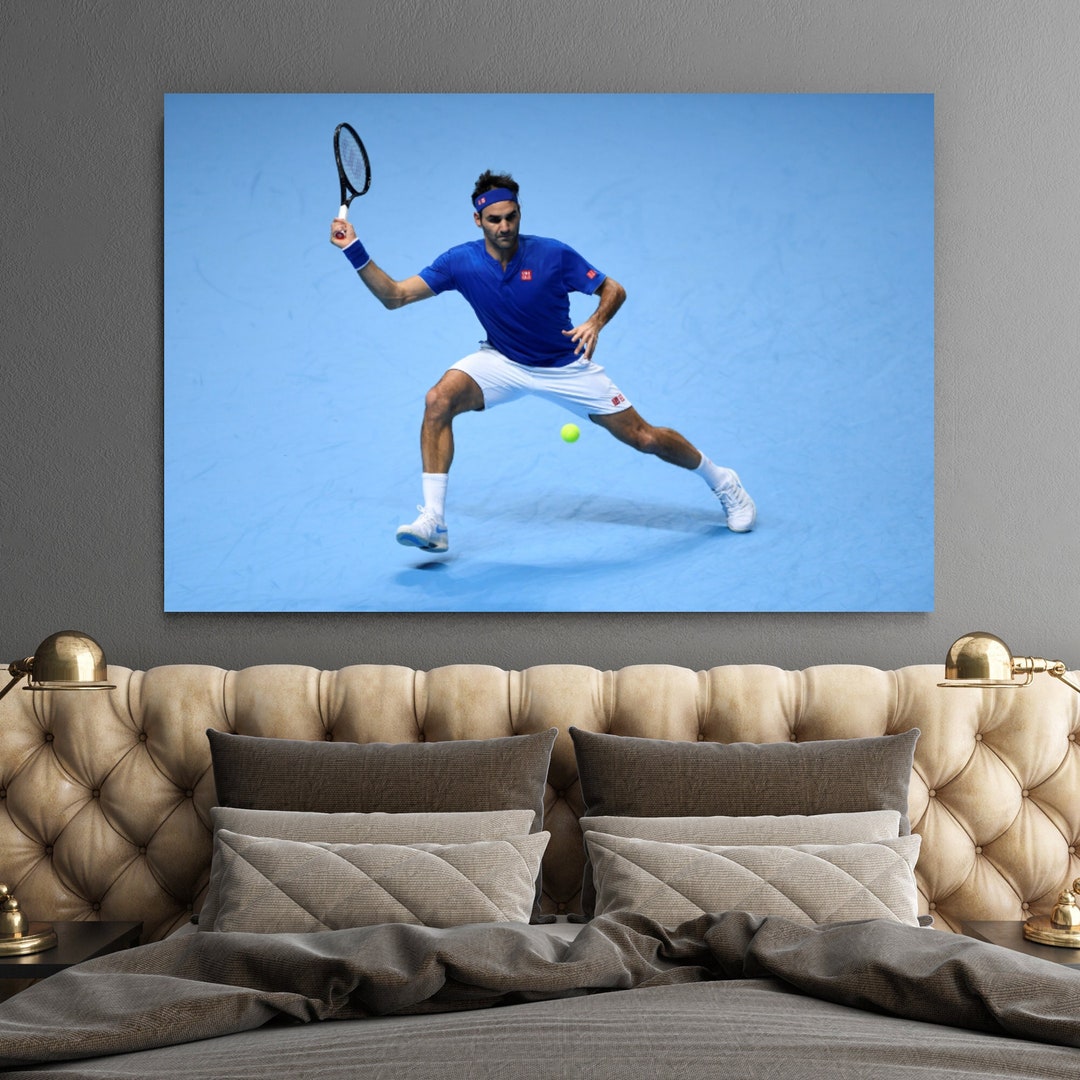 Roger Federer Poster,roger Federer Canvas Wall Art,motivation Art ...