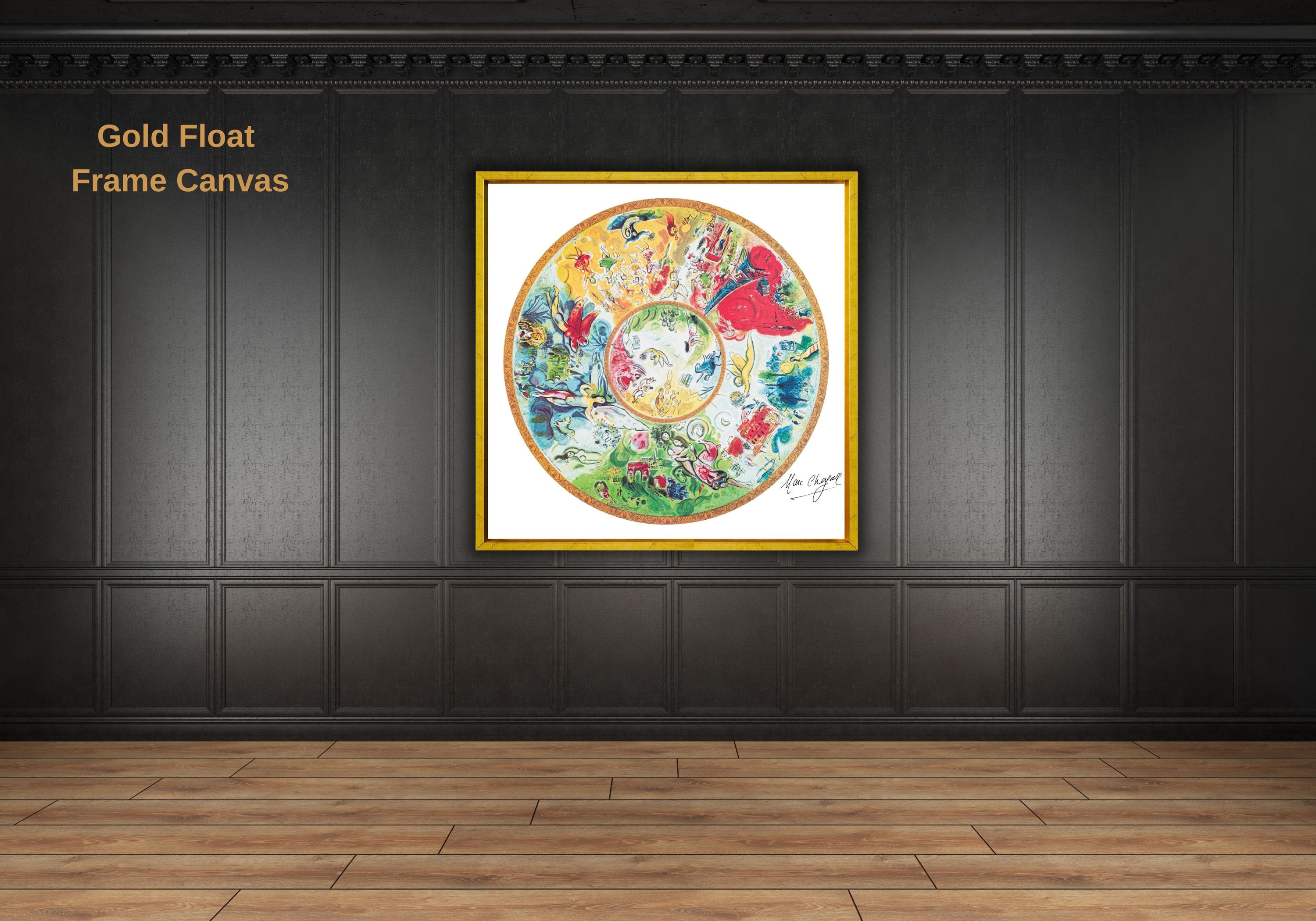 Marc Chagall Ceiling of Paris Opera House Poster Art Canvas ...