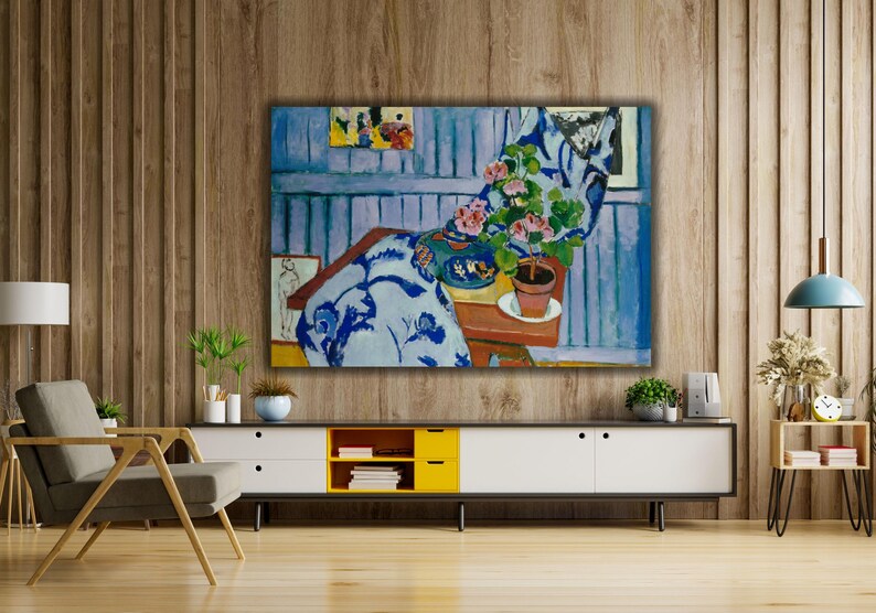 Henri Matisse Still Life With Geraniums Art Poster/canvas Wall Art ...
