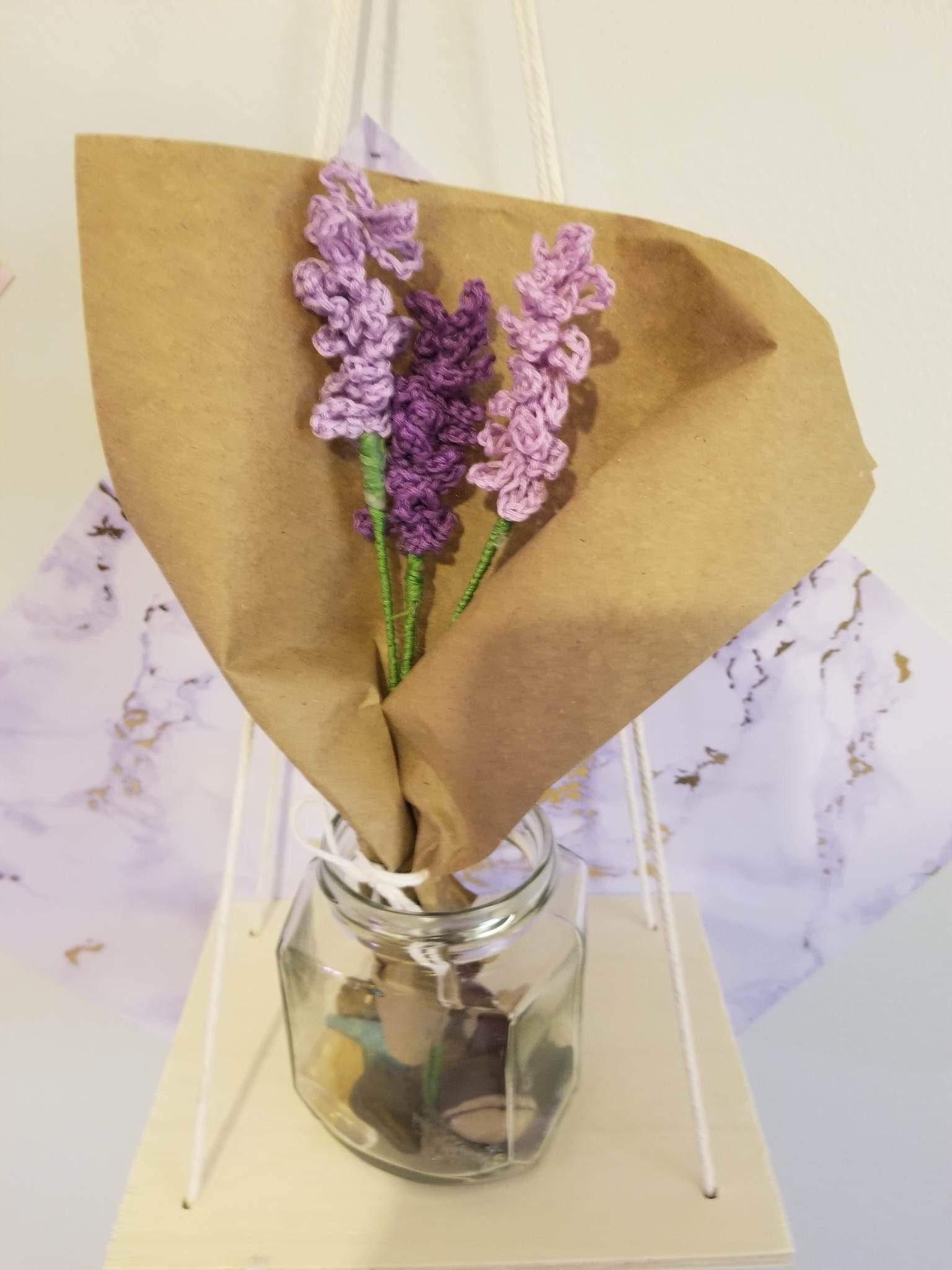 Lavender Bouquet Crochet Pattern Pdf - Etsy