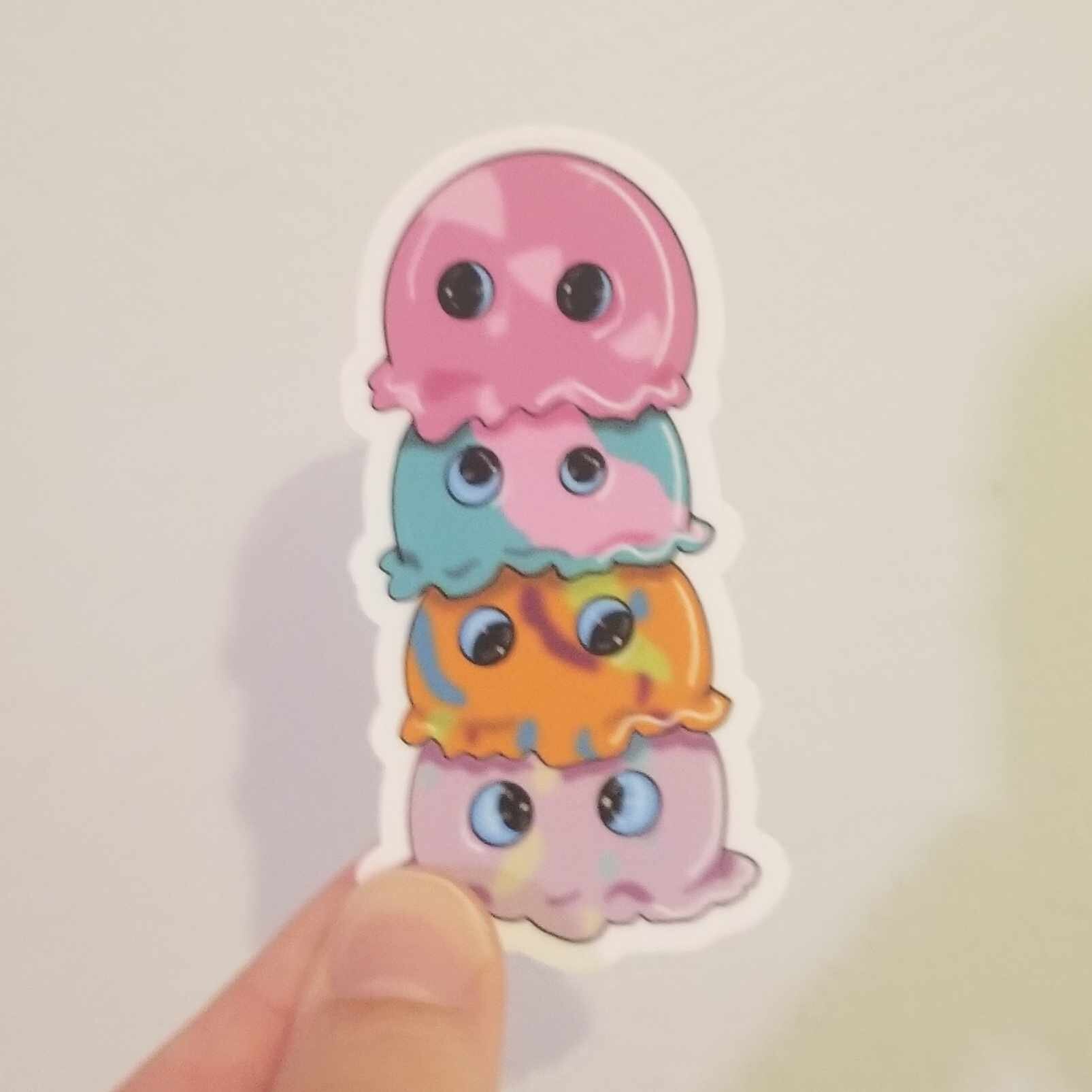 Eco Octo Waterproof Sticker Octopus Sticker - Etsy