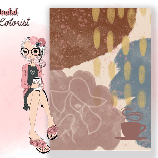 Trace and Color Adult - Etsy