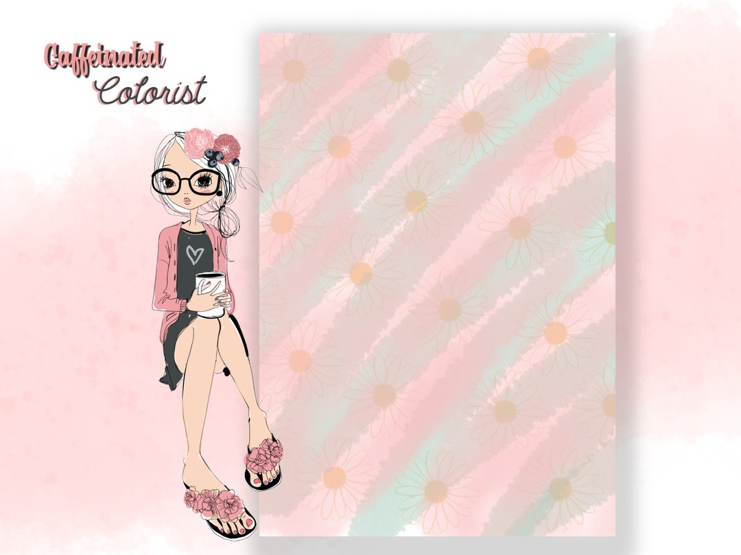 Backwards Adult Coloring Pages, Floral Doodles, Water Color Art, Doodle ...