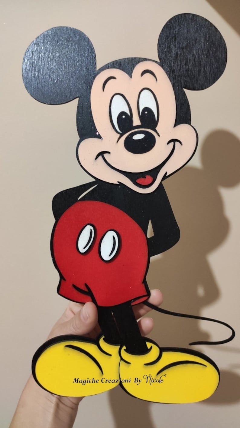 Mickey Mouse Digital Layered File Svg Png Ai Dxf Clip Art Files ...