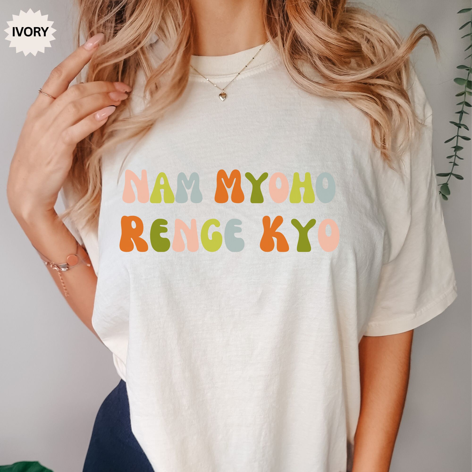 Nam Myoho Renge Kyo Tshirt, Comfort Color Shirts, Gift for Buddhist ...