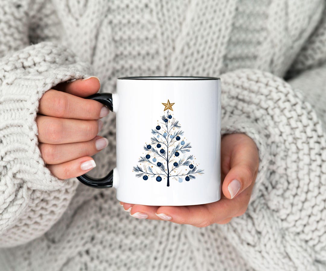 Christmas Tree Mug, Christmas Tree Coffee Mug, Christmas Coffee Cup ...