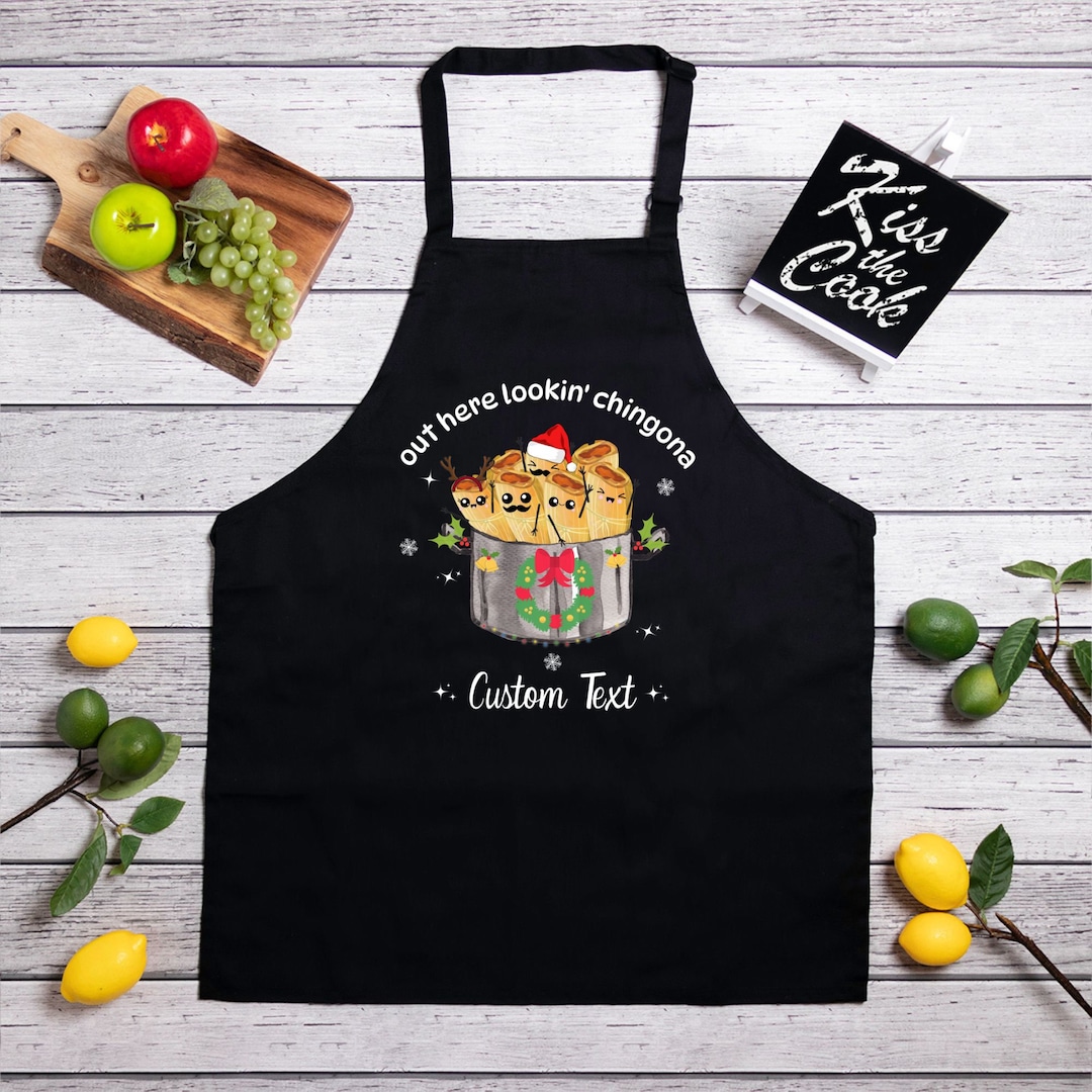 Personalized Tamale Apron, Gift for Mom, Chingona Apron, Christmas ...