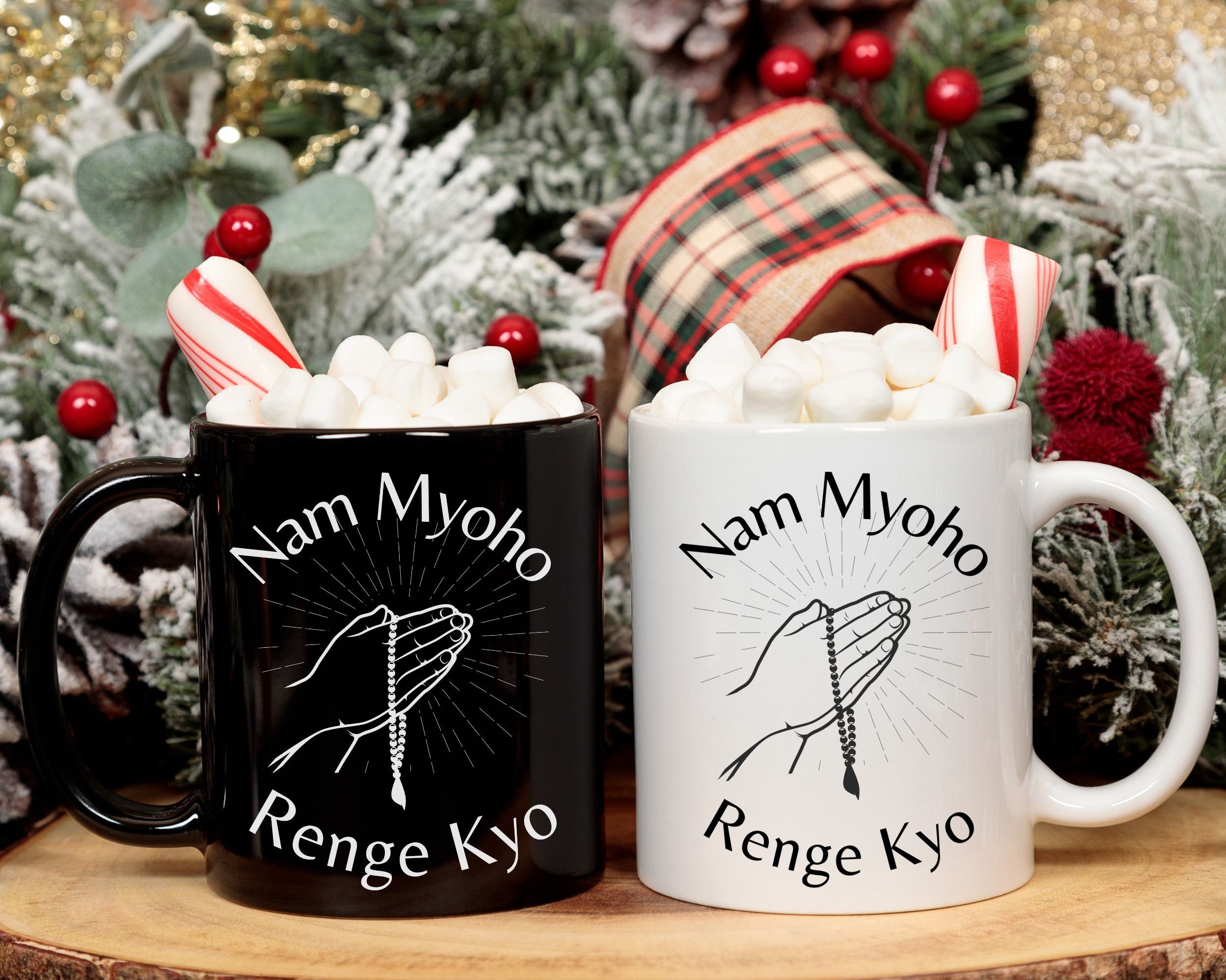 Nam Myoho Renge Kyo Mug, Buddhist Teacup, Gift for Buddhists, Soka ...