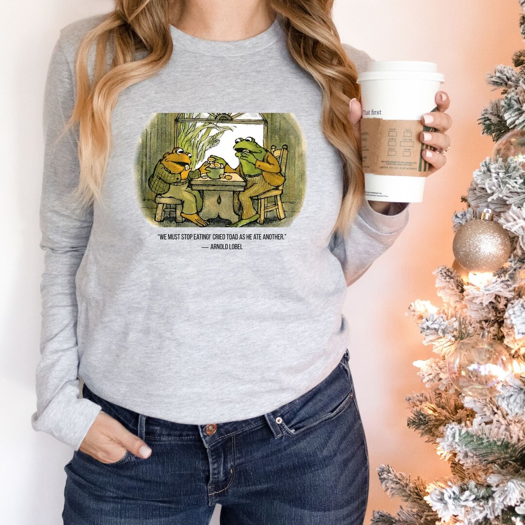 Frog and Toad Longsleeve Tshirt, Frog and Toad Print Shirt, Toad and ...