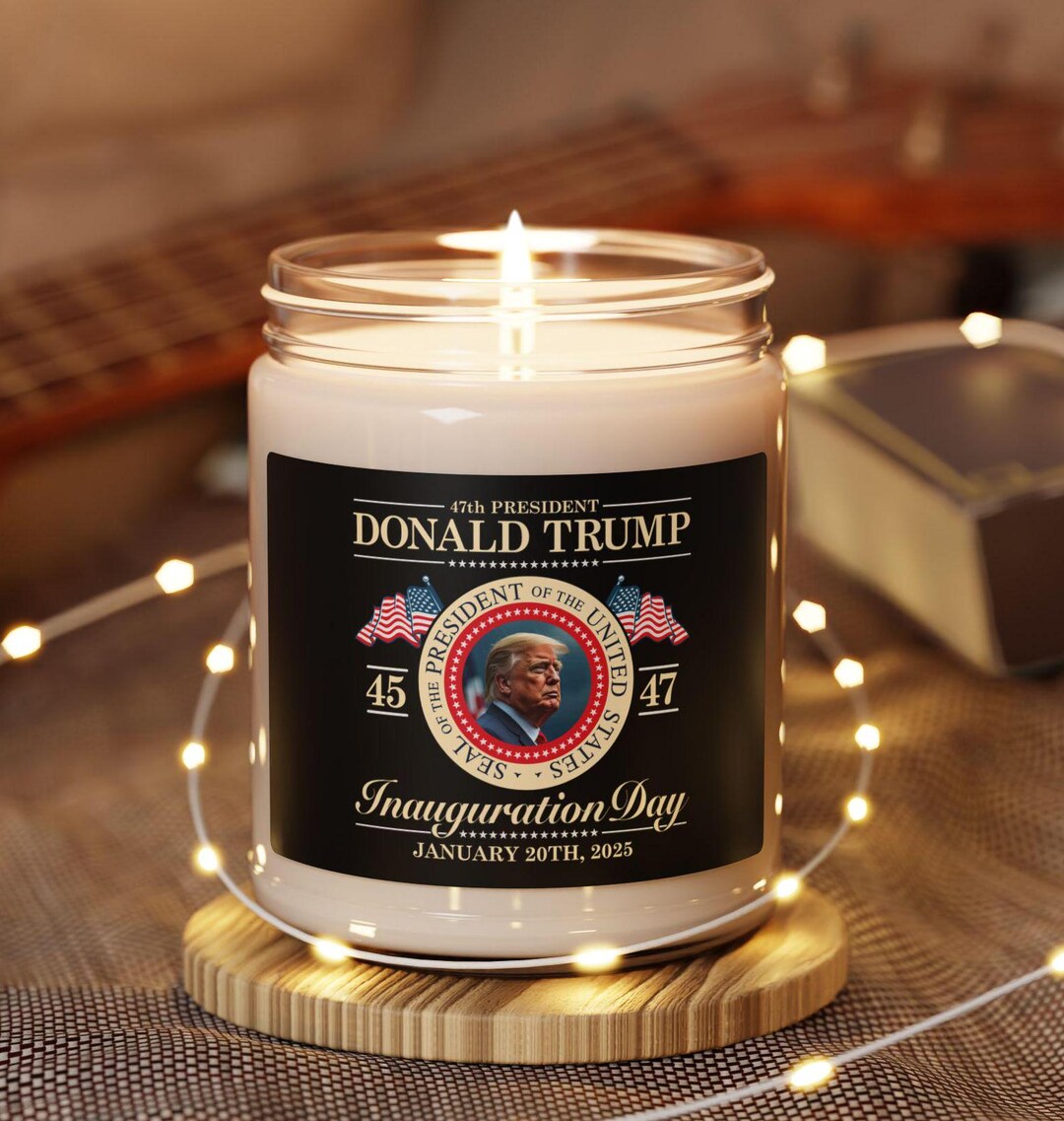 Trump Inauguration Candle 2025 Inauguration Day Presidential ...